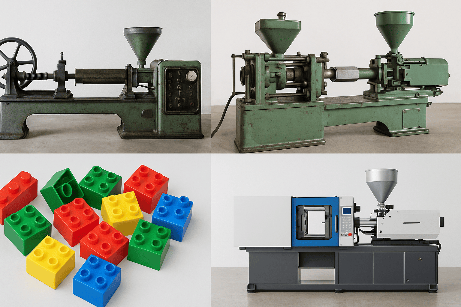 History of injection moulding and early plastics